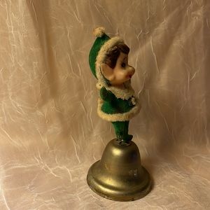 Vintage | Holiday | Vintage Elf Pixie Bell Wplastic Face Felt Outfit ...